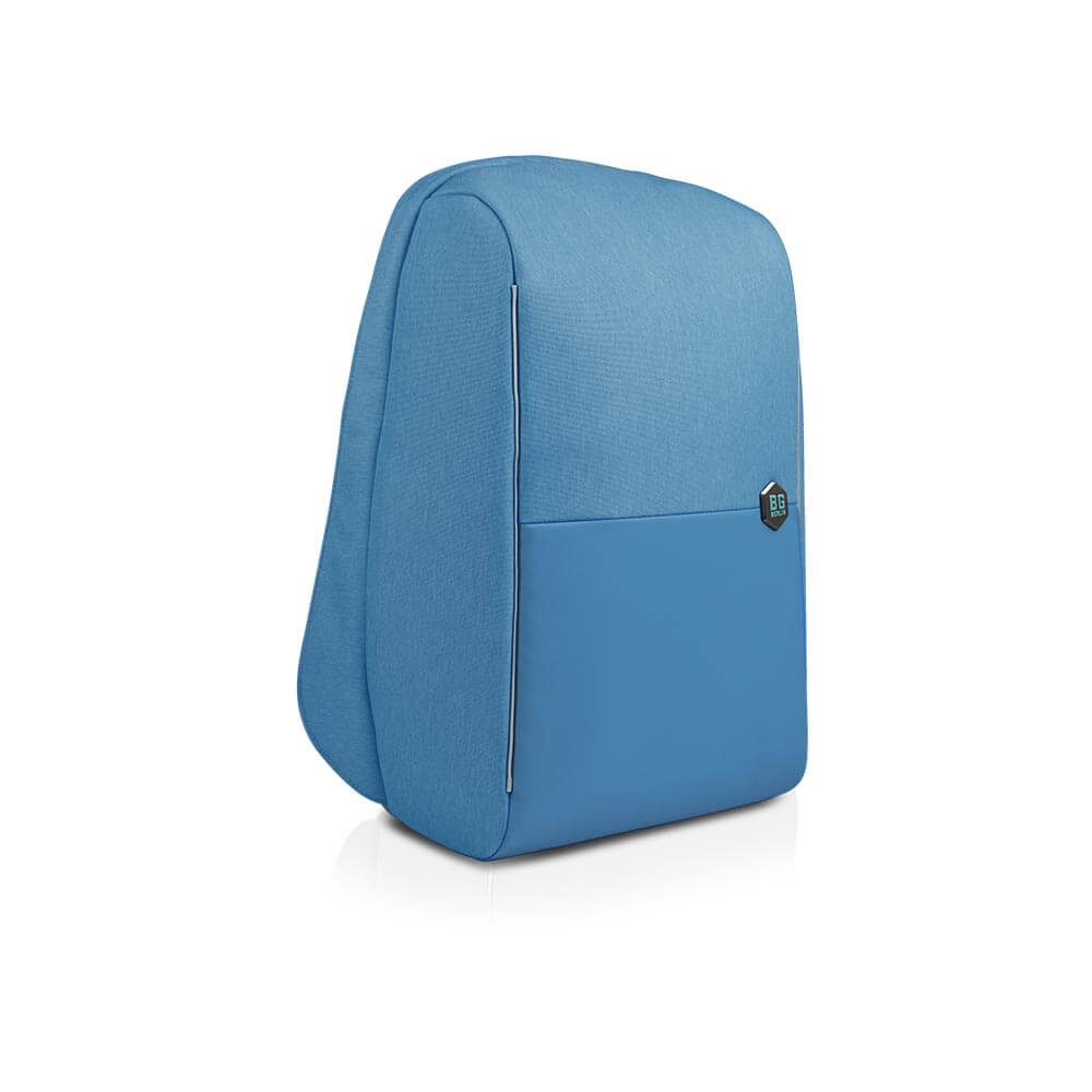 Shockproof Anti Theft Laptop Bag | MetroBag 17" Light Blue | BG Berlin Shop
